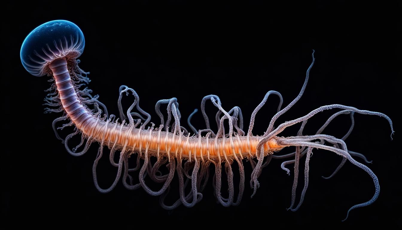 Siphonophore - AI Generated Artwork - NightCafe Creator