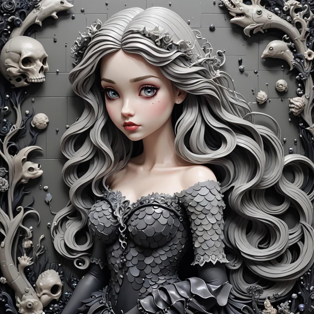 The Gray Maid - AI Generated Artwork - NightCafe Creator