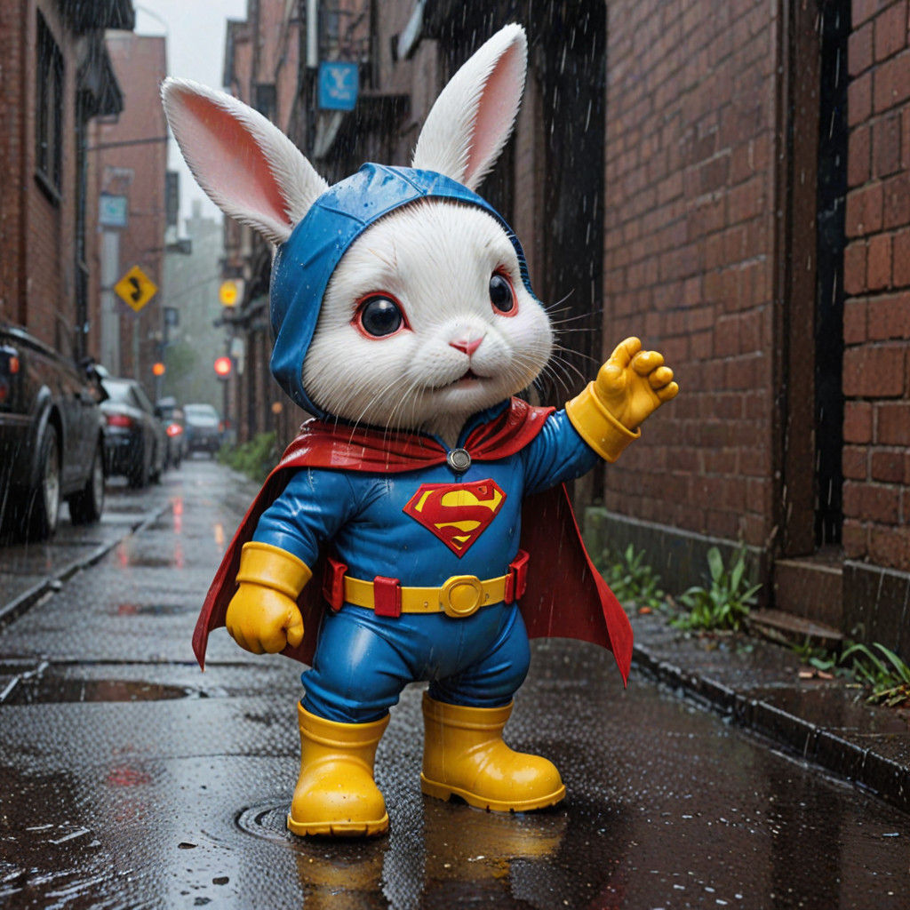 "Hold it right there, you big bully!"