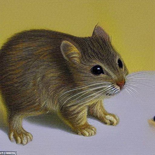 A shy mouse - A shy mouse