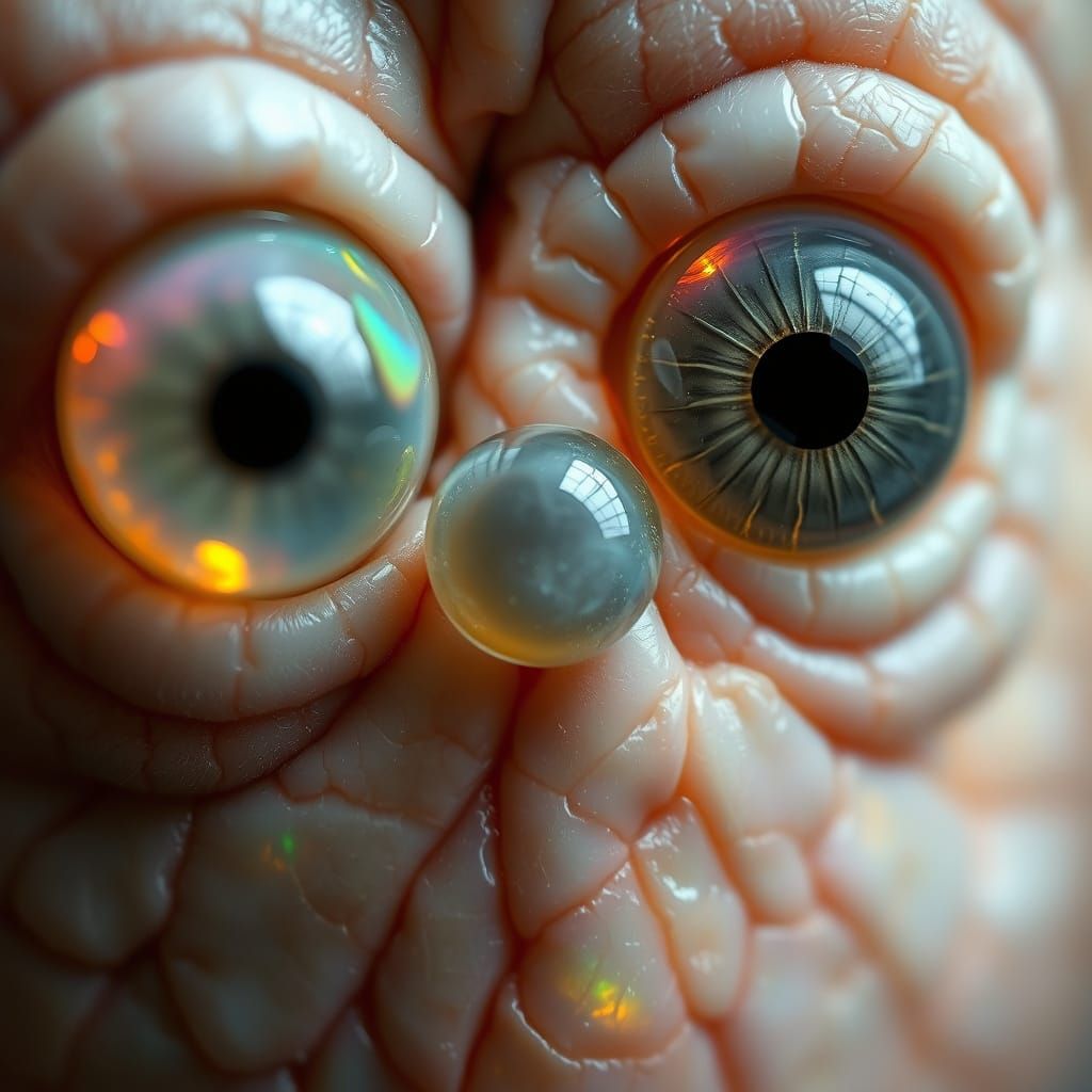Opals eyeballs skin texture veins - Ethereal Opal Skin with ...