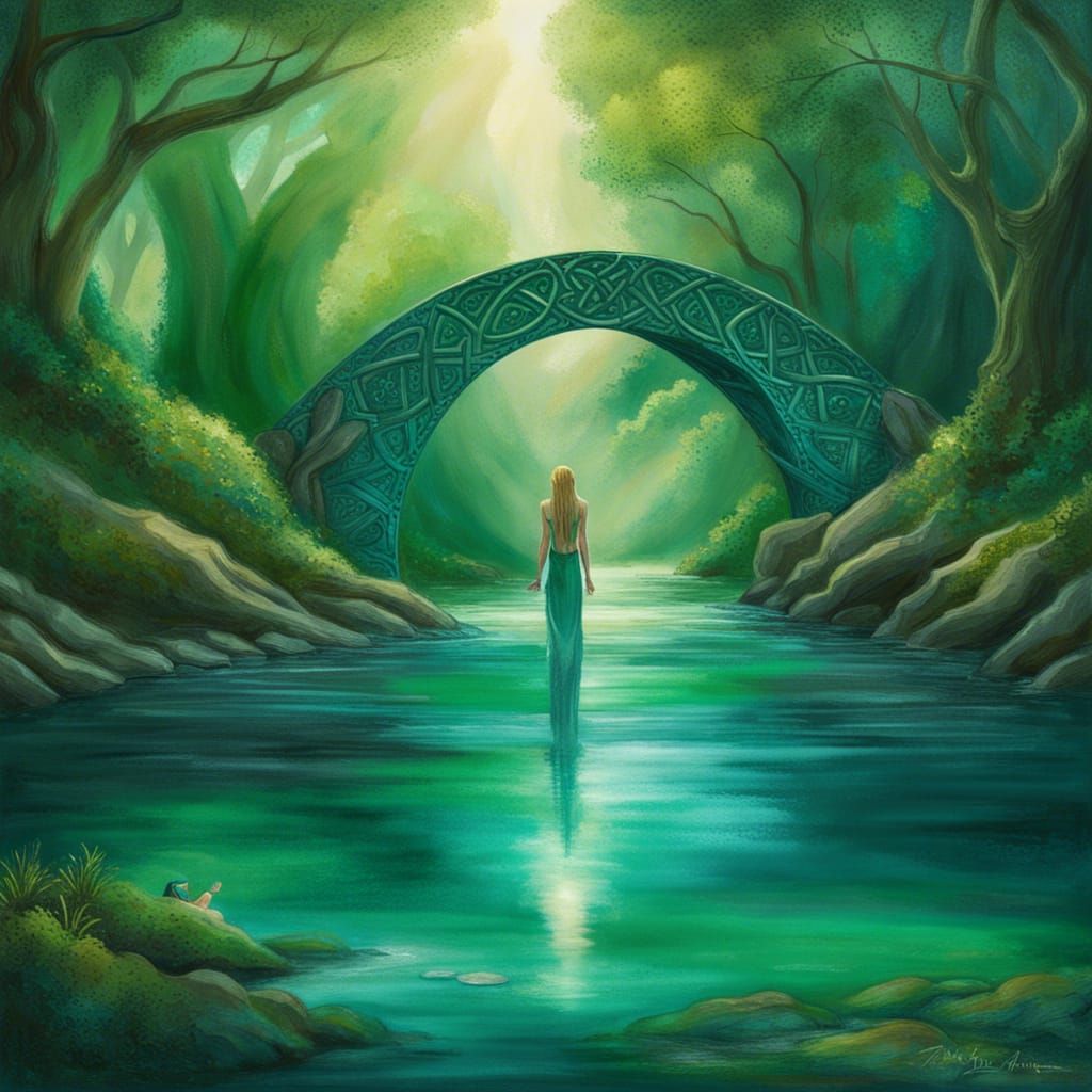 Mermaid's Bridge - AI Generated Artwork - NightCafe Creator