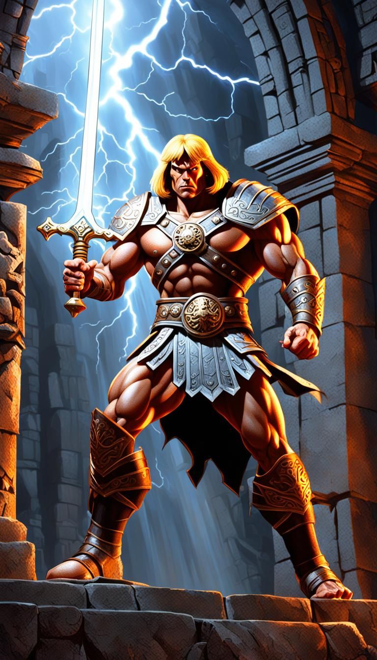 By the power of Greyskull… - AI Generated Artwork - NightCafe Creator