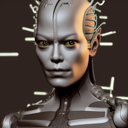 BORG QUEEN - AI Generated Artwork - NightCafe Creator