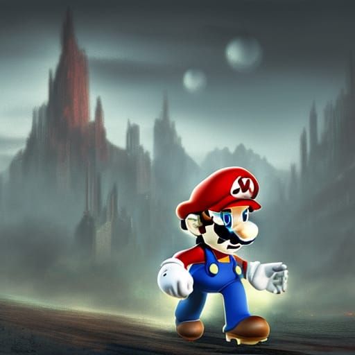 mario as a criminal - AI Generated Artwork - NightCafe Creator