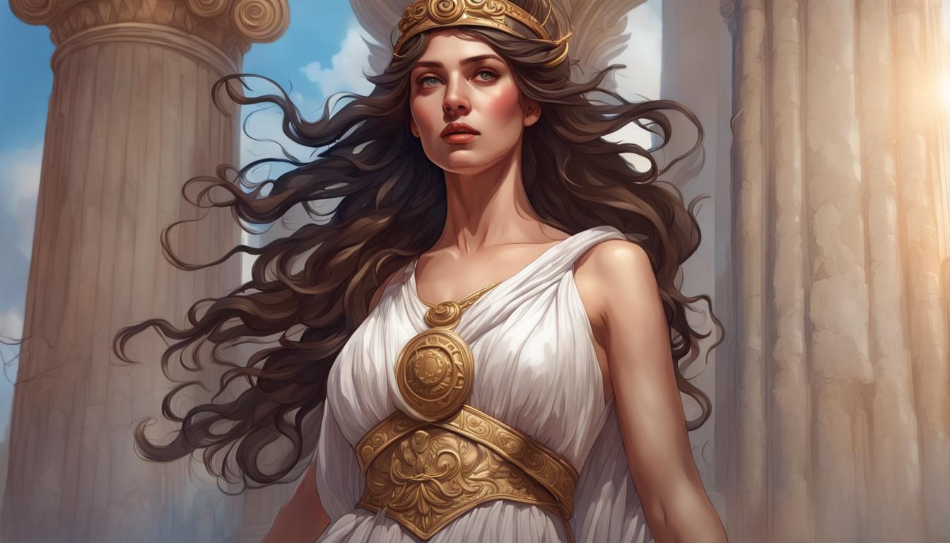 Greek Godess Athena - AI Generated Artwork - NightCafe Creator