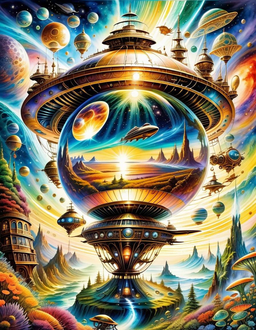 alien planet - AI Generated Artwork - NightCafe Creator