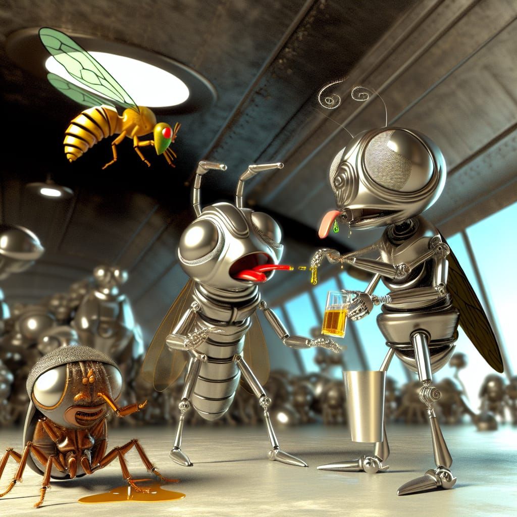 The Fly and The Spider Spiked The Tequila and now the Cicada is too ...