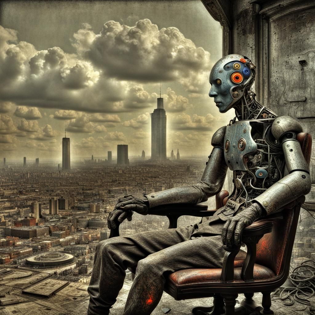 Enjoying the View - AI Generated Artwork - NightCafe Creator