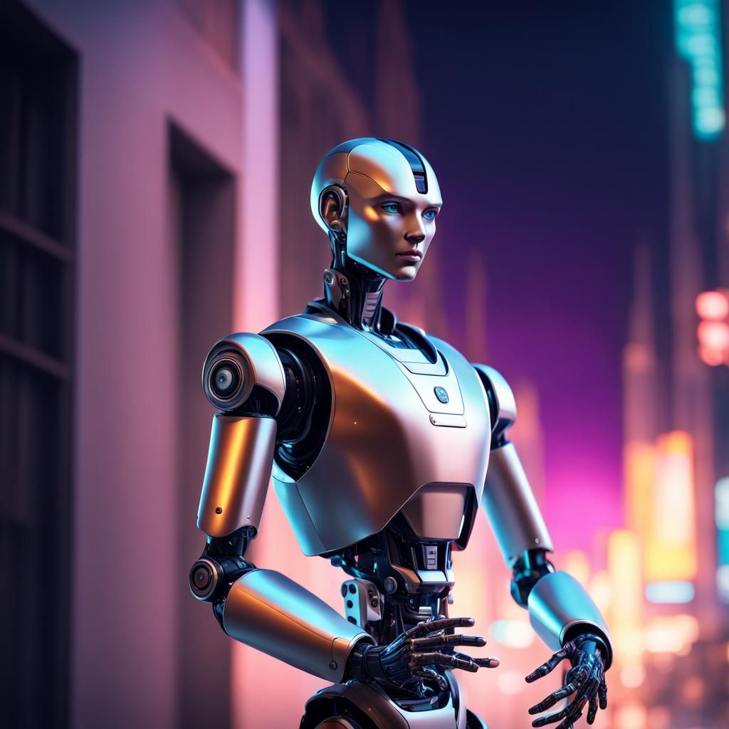 Most Detailed Stunningly Beautiful Technological Advanced Male BUTLER ...