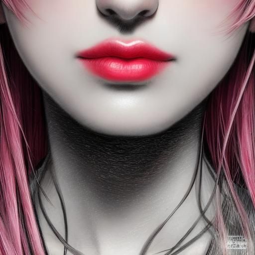lips sketch - AI Generated Artwork - NightCafe Creator