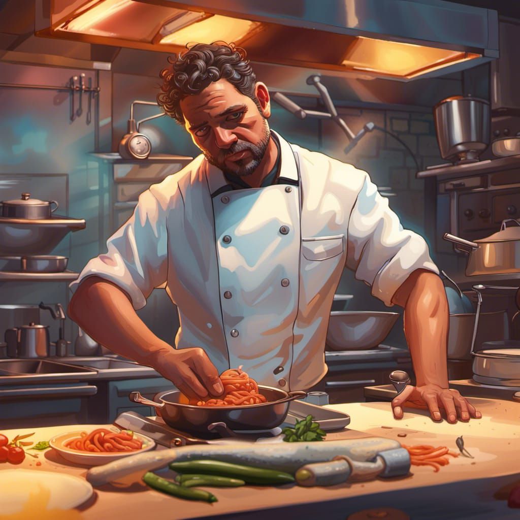 "Oui, Chef" - AI Generated Artwork - NightCafe Creator