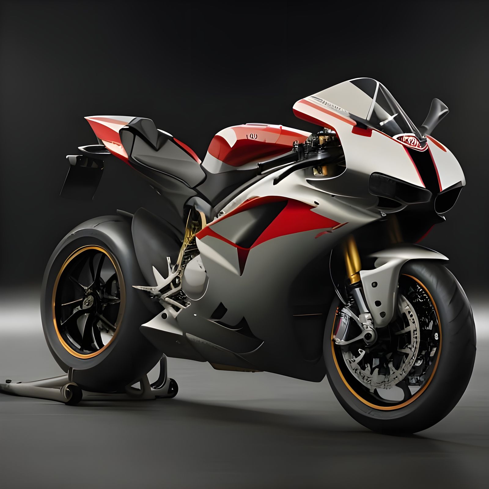 Racing Motorcycle Design with Ducati and Honda Ins... - AI Art