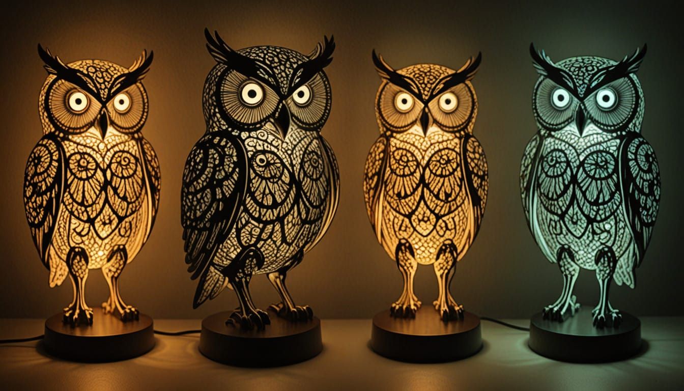 Glowing Owl Lamps - Glowing Owl Lamps