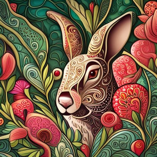rabbit - AI Generated Artwork - NightCafe Creator