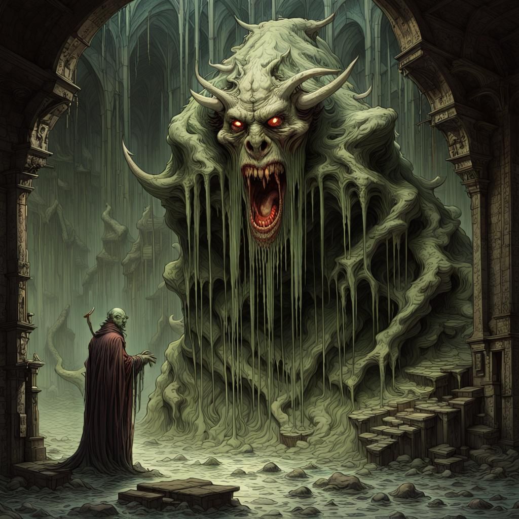 Ooze Demon - AI Generated Artwork - NightCafe Creator