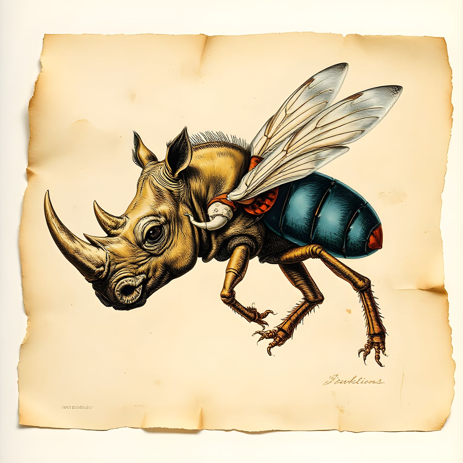 Forgotten Species - Horned Rhino Fly