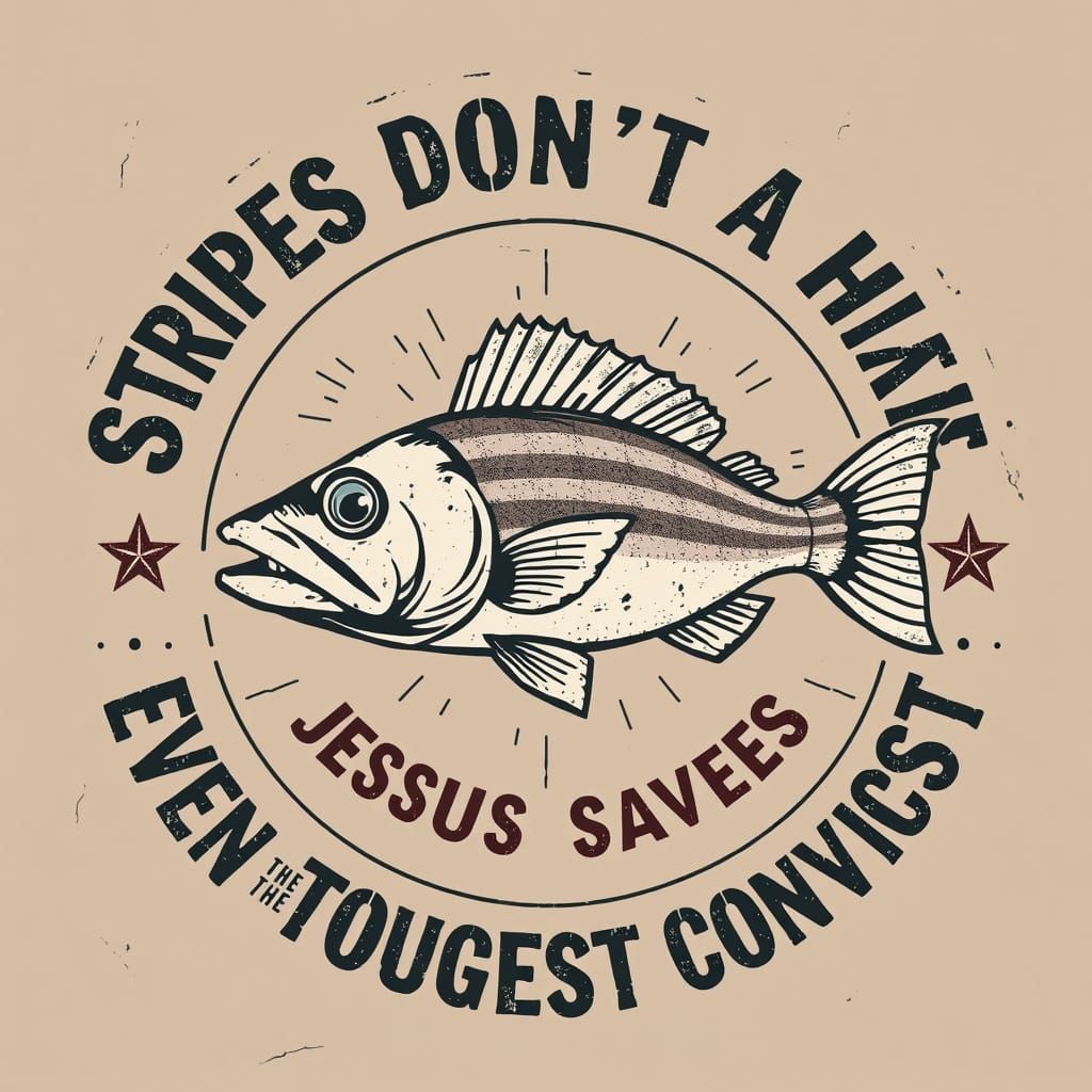 Vintage Distressed T-Shirt Design Featuring a Styl... - AI Art