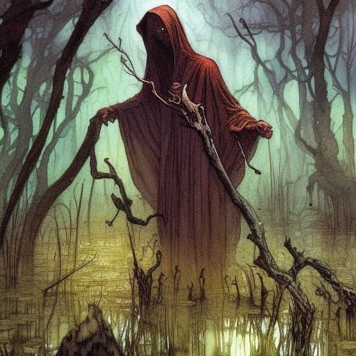 Swamp Wraith - AI Generated Artwork - NightCafe Creator