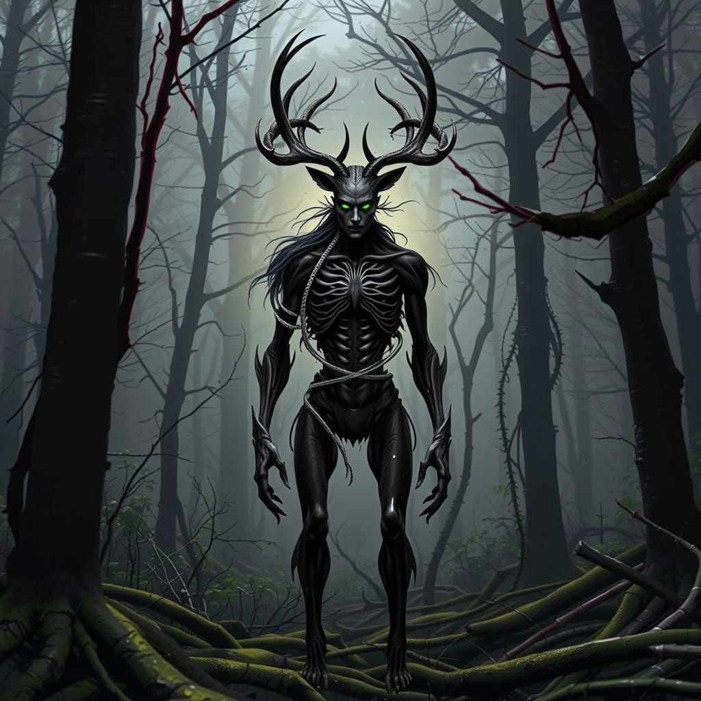 Female Wendigo Inspired - Ethereal Woman of the Wendigo in ...