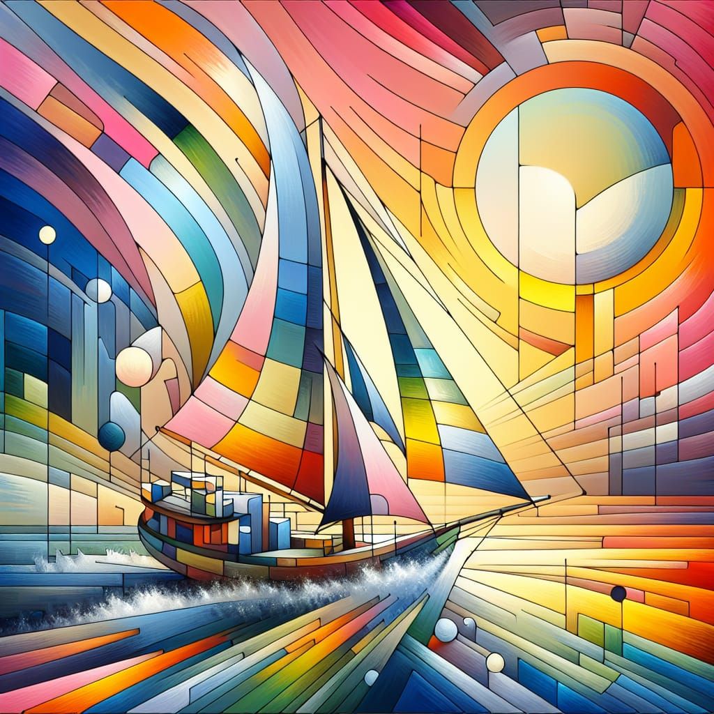 Cubist Sunset - Cubist Sunset