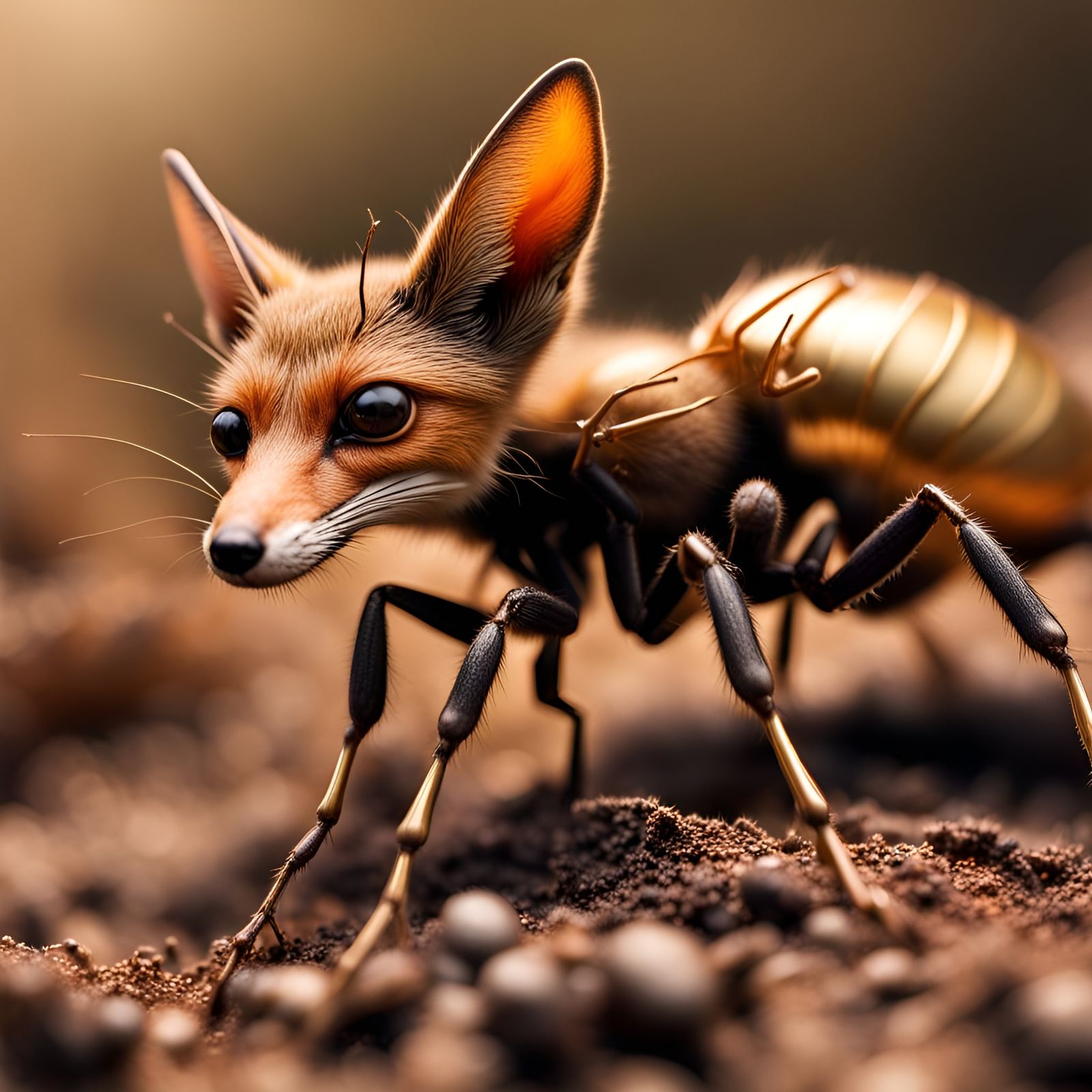 gold-digging ant - AI Generated Artwork - NightCafe Creator