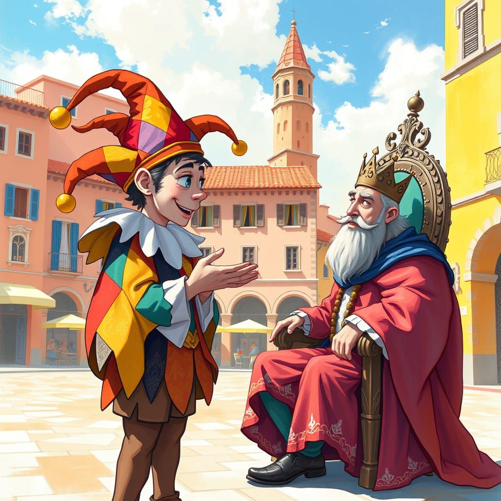 Comic Jester. - Comic Jester.