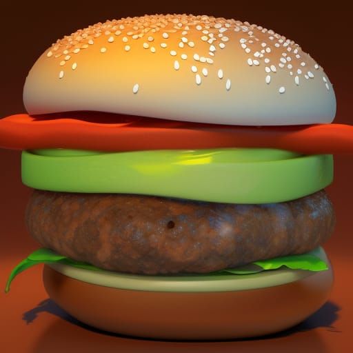 fat ghost burger - AI Generated Artwork - NightCafe Creator