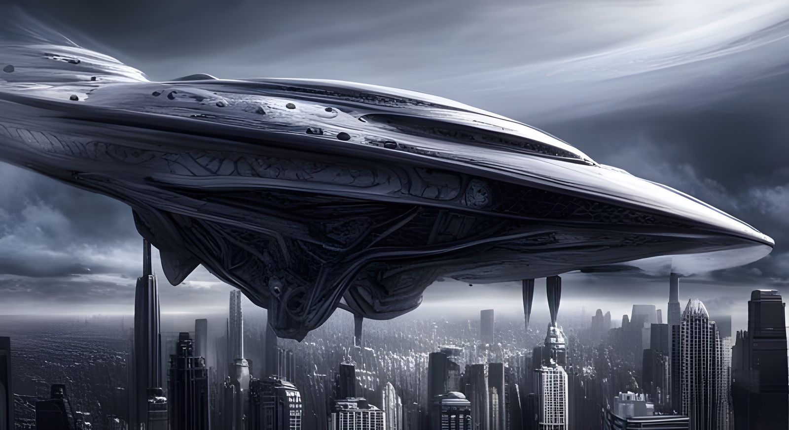 Alien Cruiser - AI Generated Artwork - NightCafe Creator