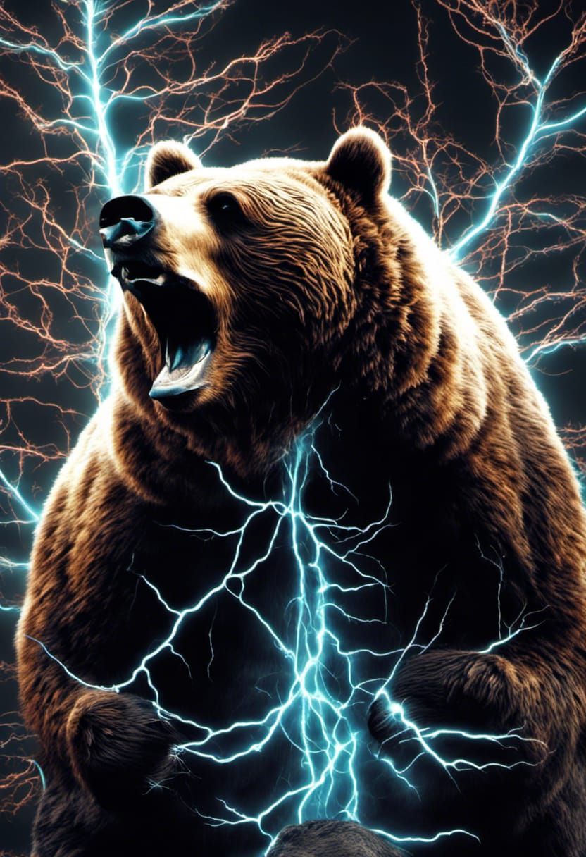 Sparkling lightning iridescent deep electrified living Photograph ...