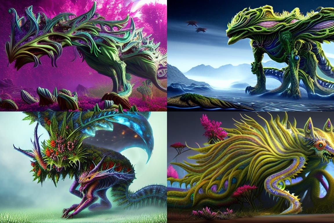 Unknown feral floral tempest creature, creature animals, unknown ...