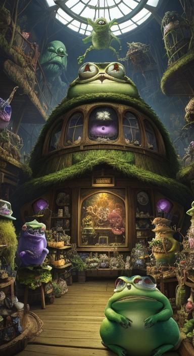 CRYPTID CRAZY FROG 7 - AI Generated Artwork - NightCafe Creator