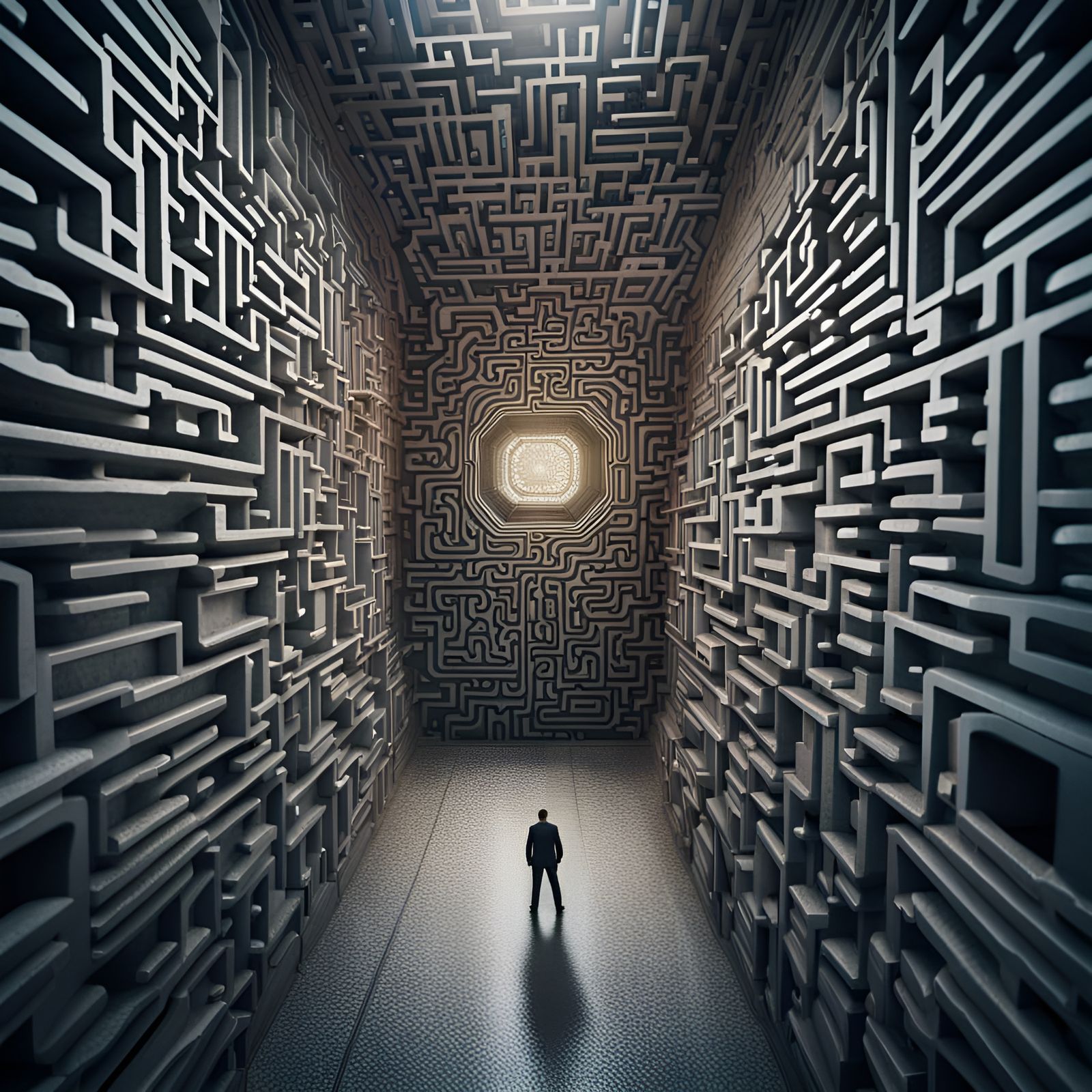 The Mind of Mazes, The Mazes of the Mind - AI Generated Artwork ...