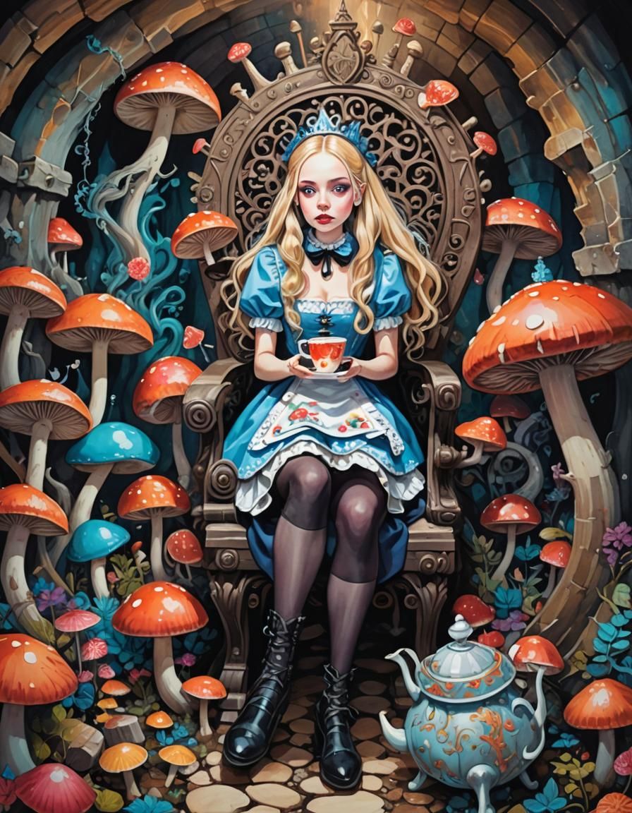 "Queen Alice" : Candy - AI Generated Artwork - NightCafe Creator