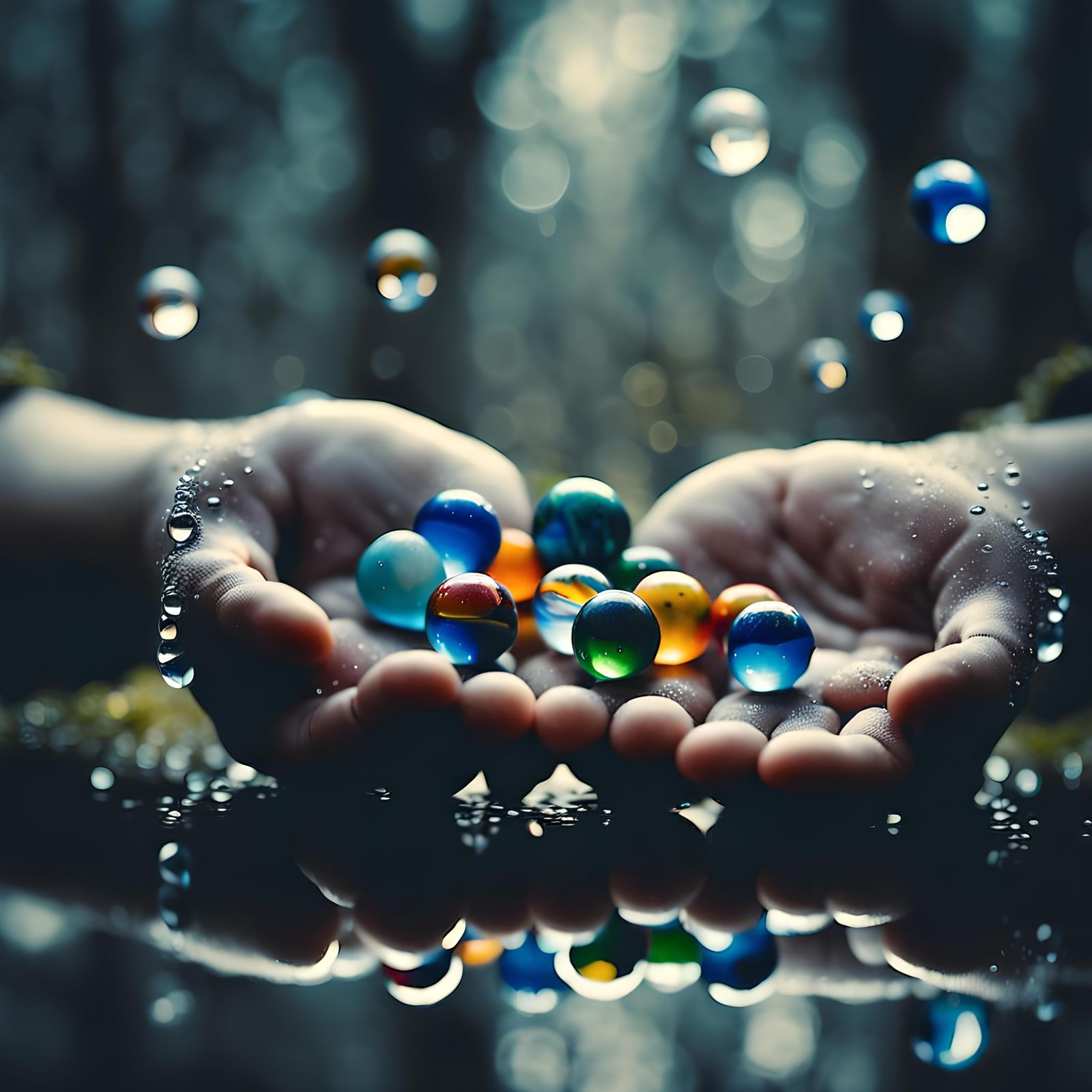 Marbles pt.2 - AI Generated Artwork - NightCafe Creator