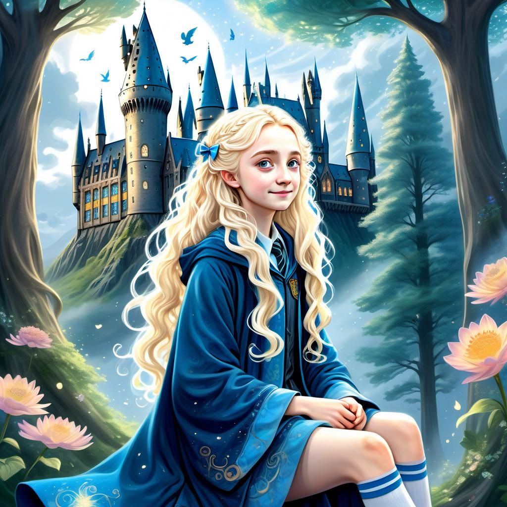 Lovely Luna Lovegood - AI Generated Artwork - NightCafe Creator