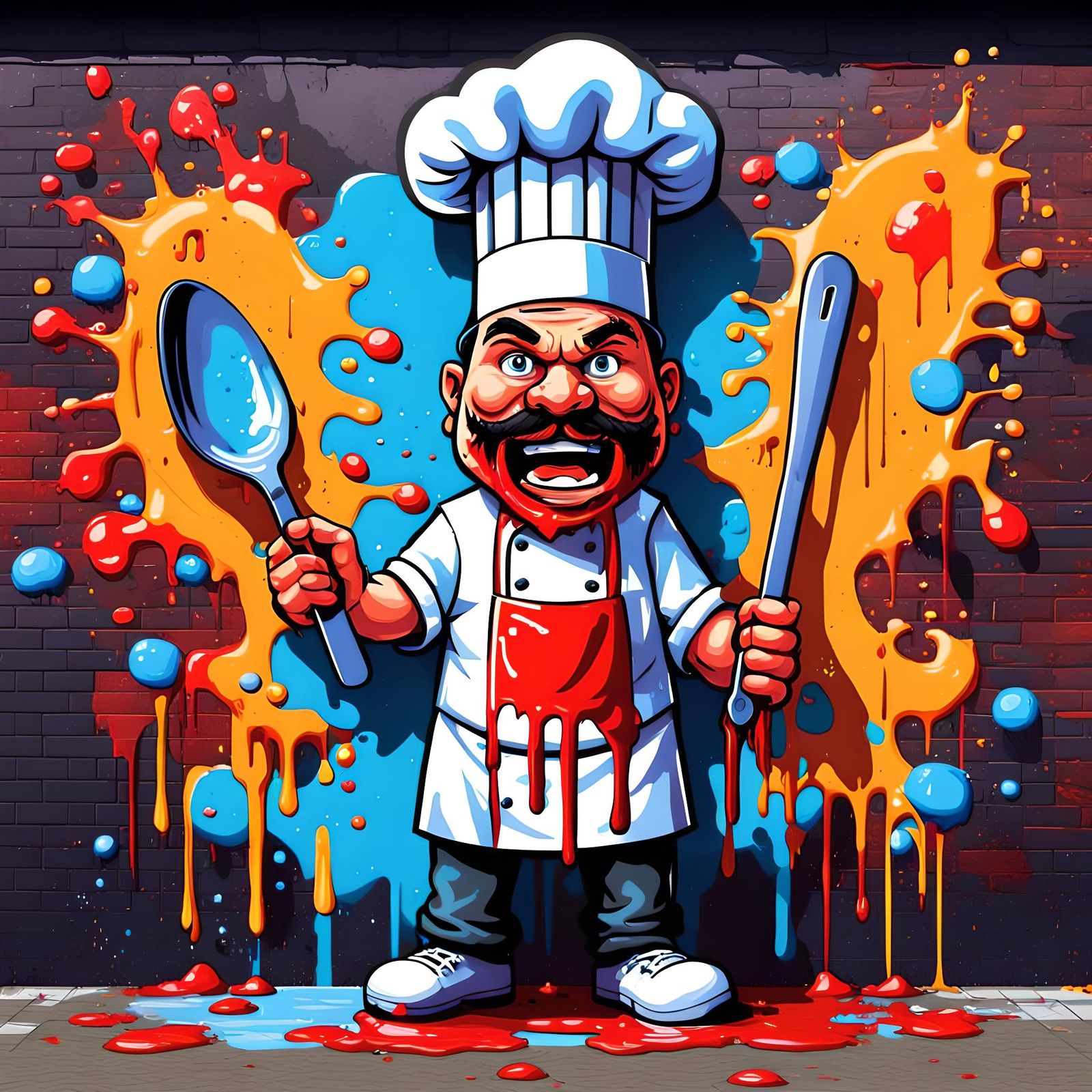 Cannibal cooking - AI Generated Artwork - NightCafe Creator