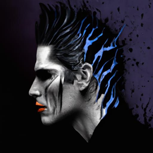 A Goth wannabe - AI Generated Artwork - NightCafe Creator