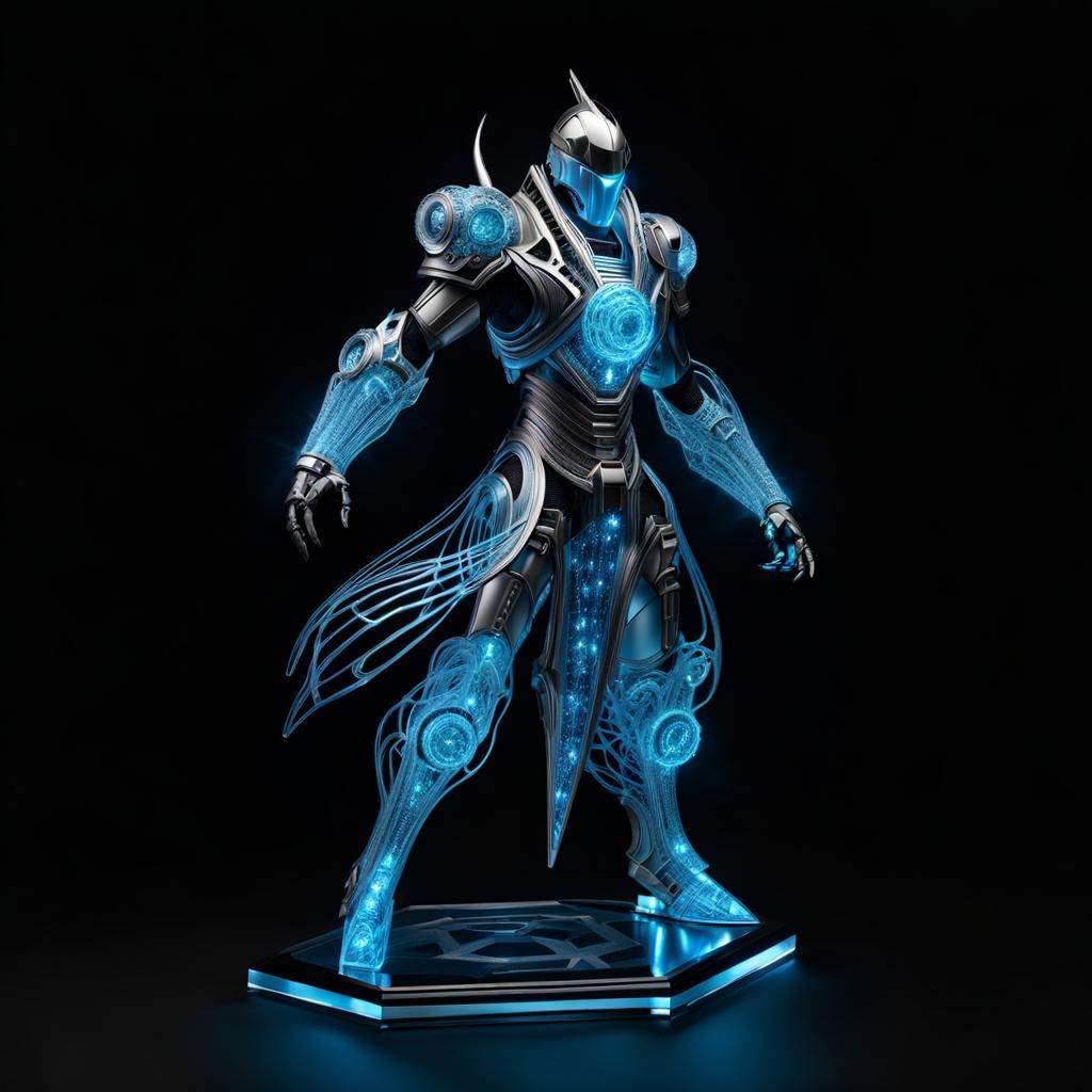 Sci Fi Robotic Mage - AI Generated Artwork - NightCafe Creator