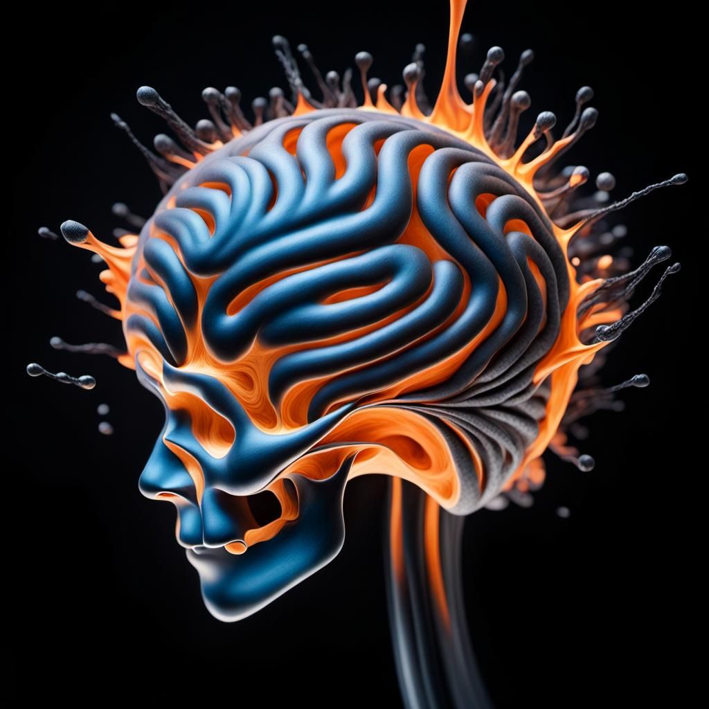 Johnny Mnemonic can't handle any more. - AI Generated Artwork - NightCafe Creator