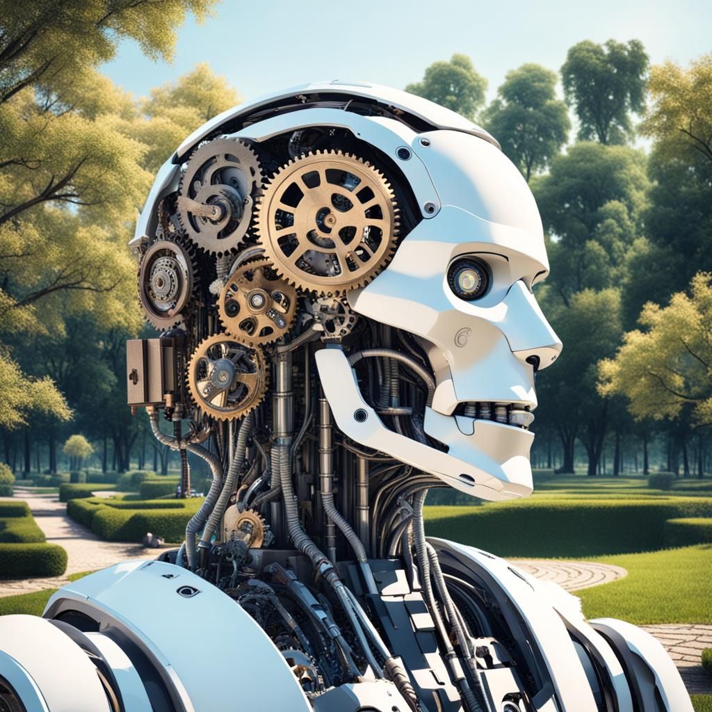 Robot Park - AI Generated Artwork - NightCafe Creator