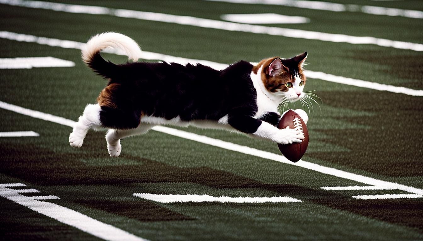 Football Cat - AI Generated Artwork - NightCafe Creator
