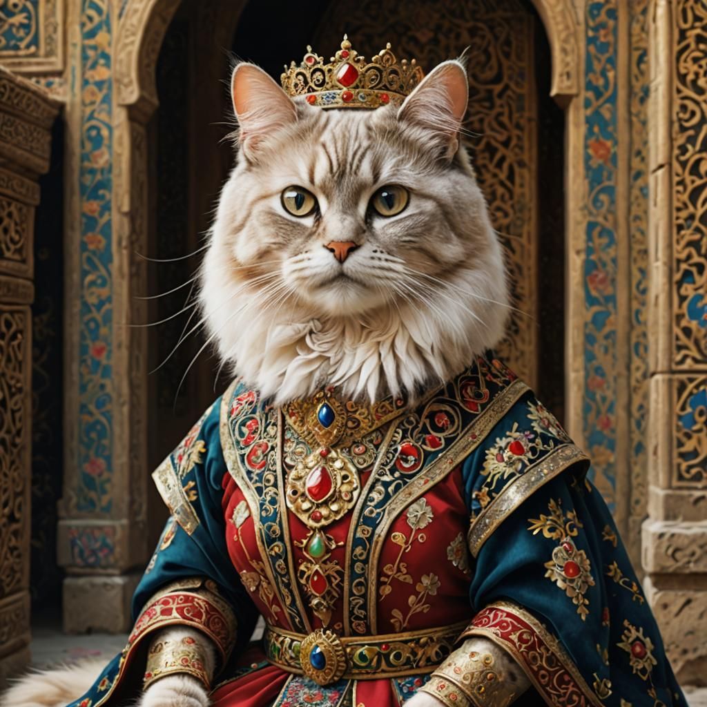 cat queen - AI Generated Artwork - NightCafe Creator