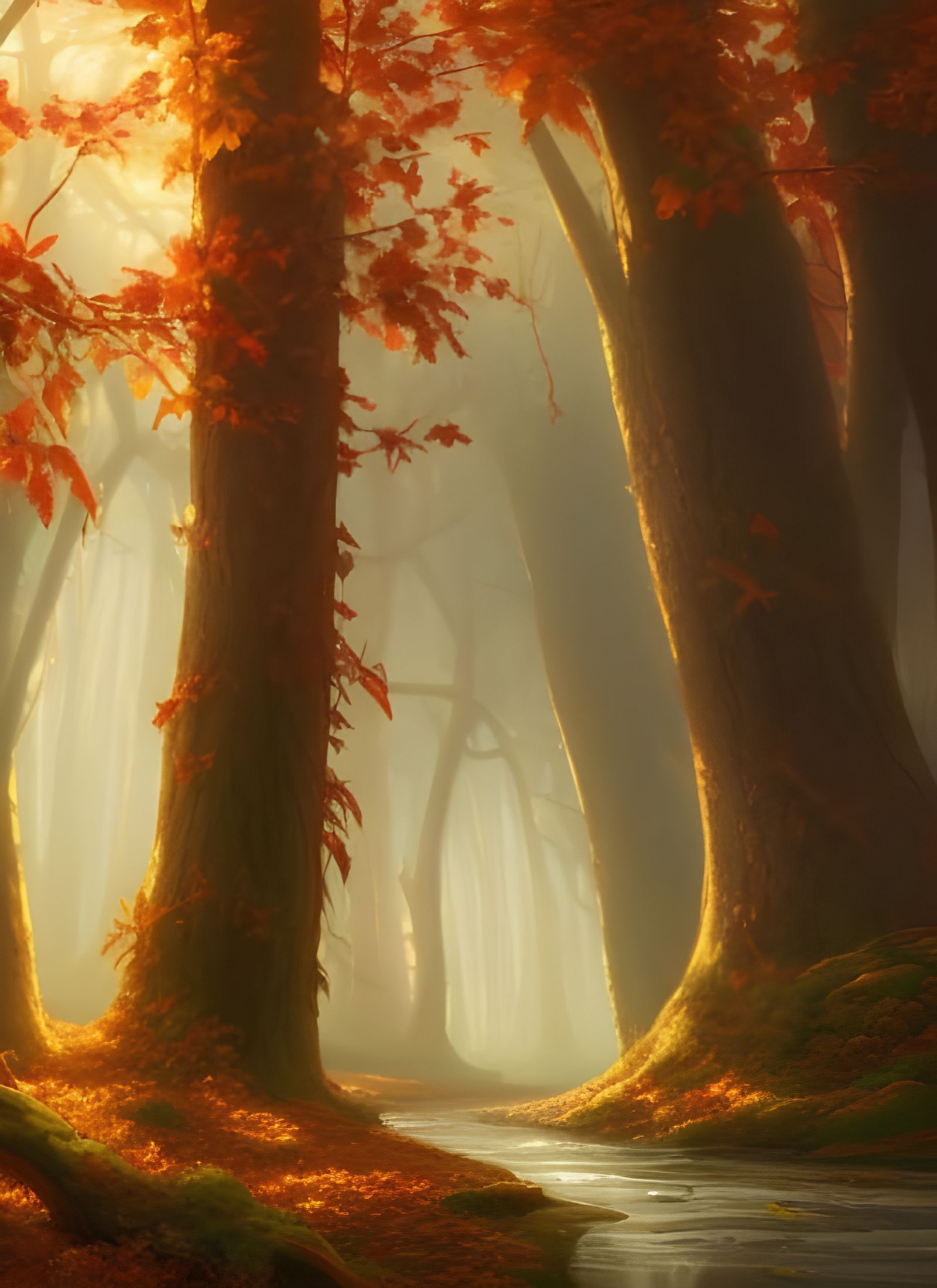 Autumn - Forestscape - Collection - AI Generated Artwork - NightCafe ...