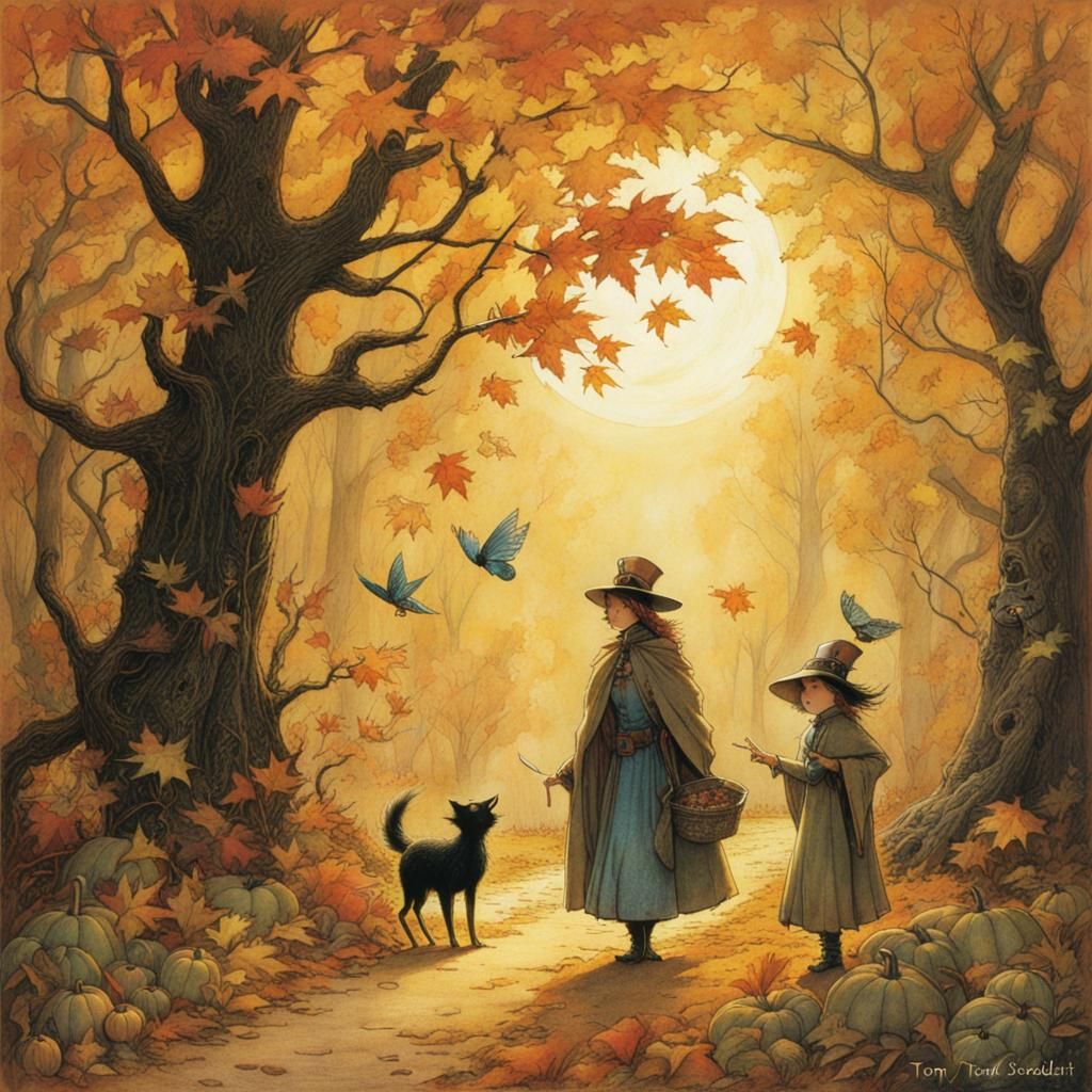 Witches' Day Out - AI Generated Artwork - NightCafe Creator