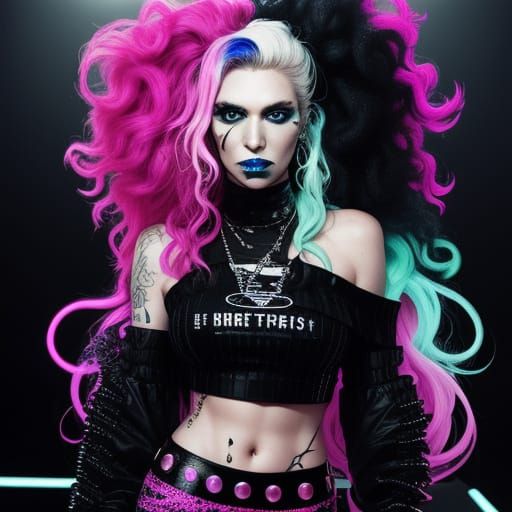 Kesha being a role model. - Pop Star Icon Ke$ha in Edgy, Neo...