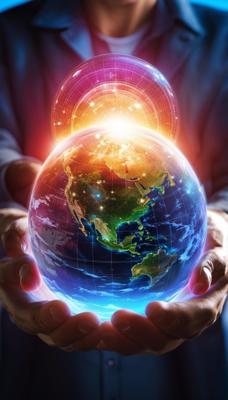 Hand held teleporter - AI Generated Artwork - NightCafe Creator