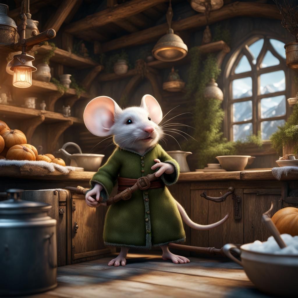 The hobbit mouse - AI Generated Artwork - NightCafe Creator