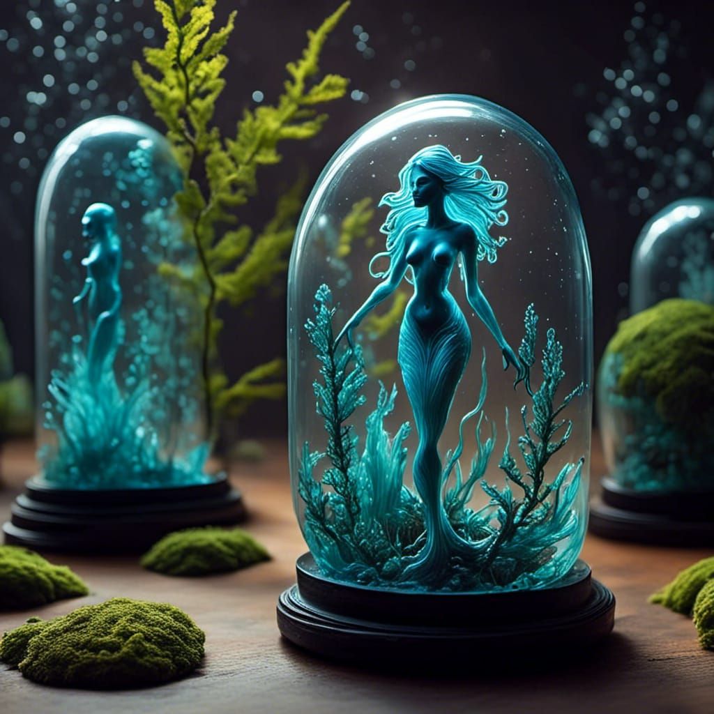 The Mermaid in The Matrix Bobble. - AI Generated Artwork - NightCafe ...