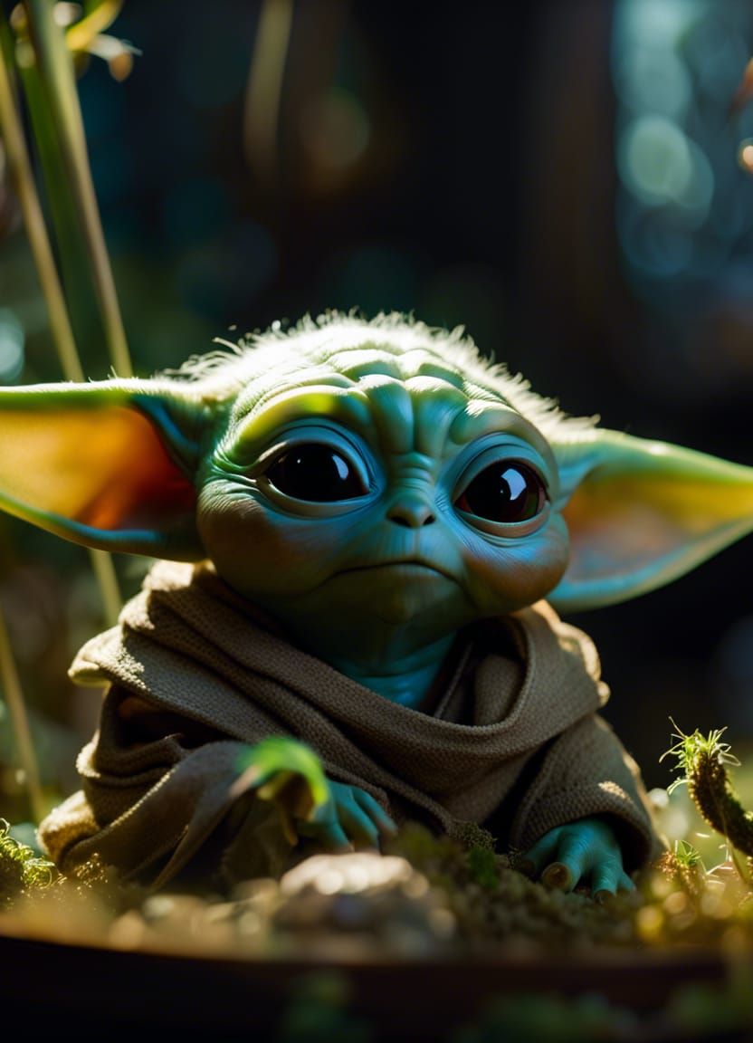 Grogu - AI Generated Artwork - NightCafe Creator